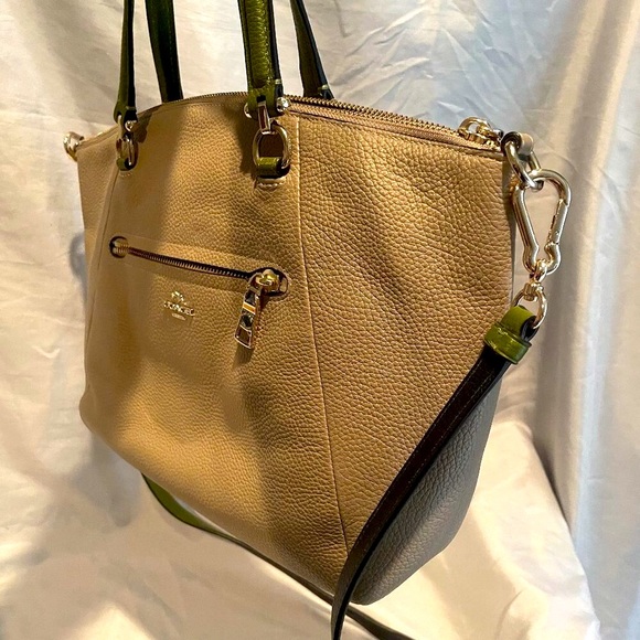 Coach | Bags | Authentic Coach Prairie Colorblock Leather Satchel ...